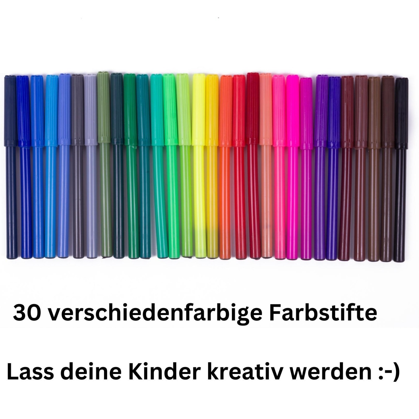 Filzstifte Fasermaler Set Buntstifte Malstifte Filzmarker Farbstifte 60 ...