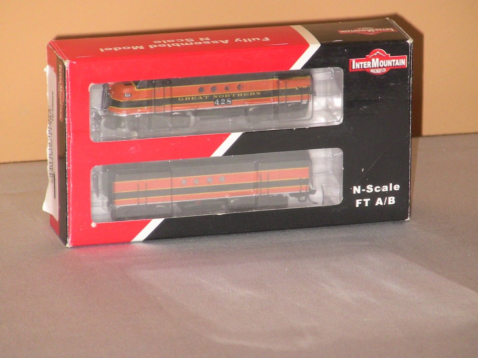 InterMountain N Scale FT A&B Unit LOCOMOTIVE SET - GREAT NORTHERN ...
