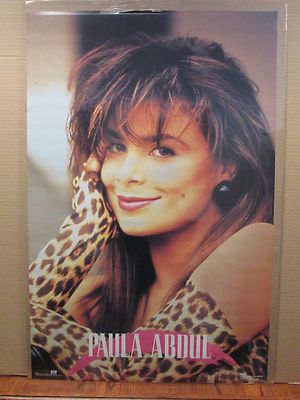 vintage 1990 Paula Abdul original pop star music artist poster 11590 | eBay