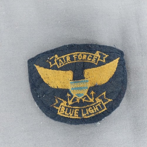 US Air Force Blue Light Group Patch Gold Wings Tomcat Jet Fighter ...