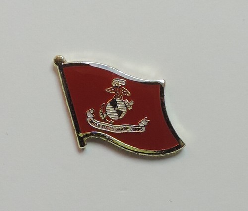 UNITED STATES MARINE CORPS- MARINE CORPS FLAG LAPEL PIN | eBay