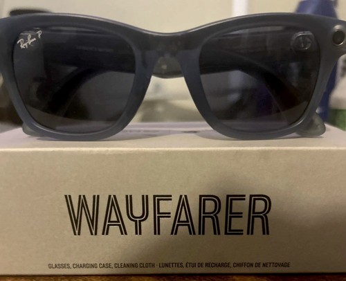 Ray-Ban Meta Wayfarer Sunglasses with Charging Case | eBay