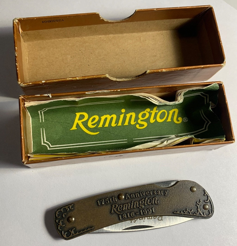 Remington UMC RC 15M Model 870 shotgun Pocket Knife 175th Anniversary ...