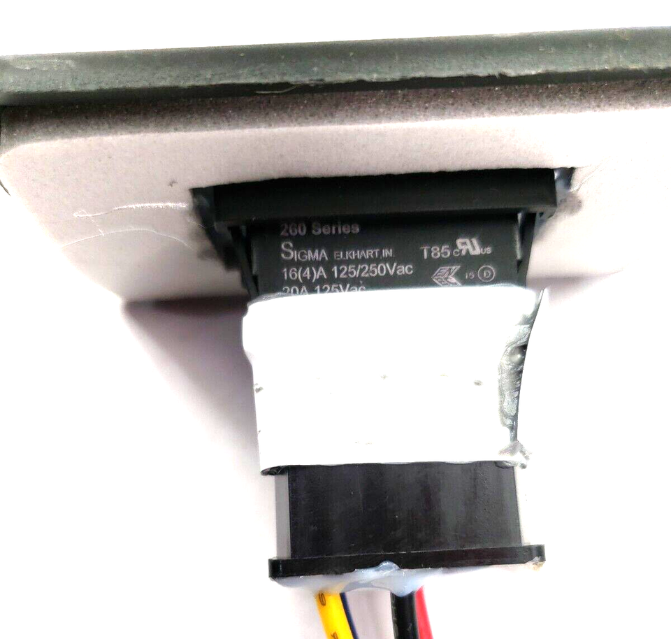 SIGMA RV SLIDE OUT EXTEND RETRACT SWITCH +BEZEL, RELAY BLACK, T85 | eBay