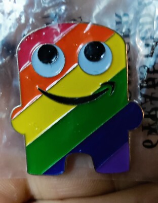 New Amazon Employee Peccy Pin Pride Glamazon Rainbow Swag | eBay