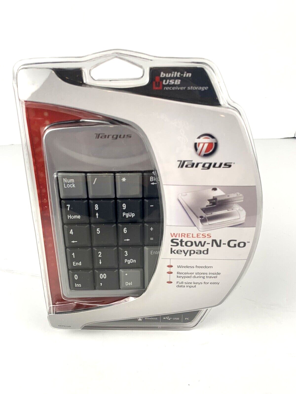 Targus Wireless Stow-n-Go Keypad AKP01US New in Package | eBay
