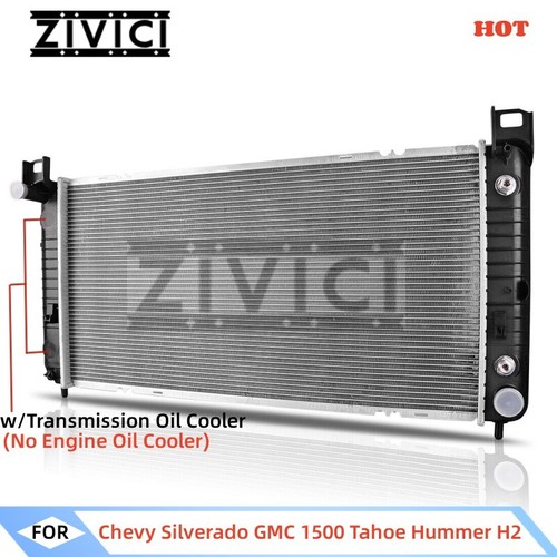 34'' Radiator For 1999-14 Chevy/GMC 1500 2500 Yukon Cadillac Escalade ...