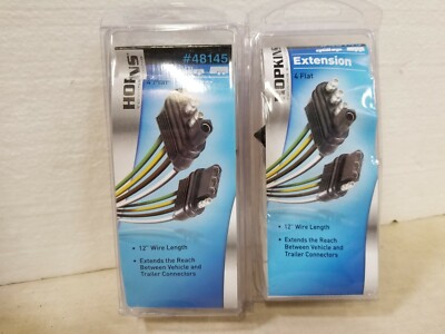 (LOT OF 2) Hopkins Plug-In Adapter 4-Wire Flat Extension,No 48145, | eBay