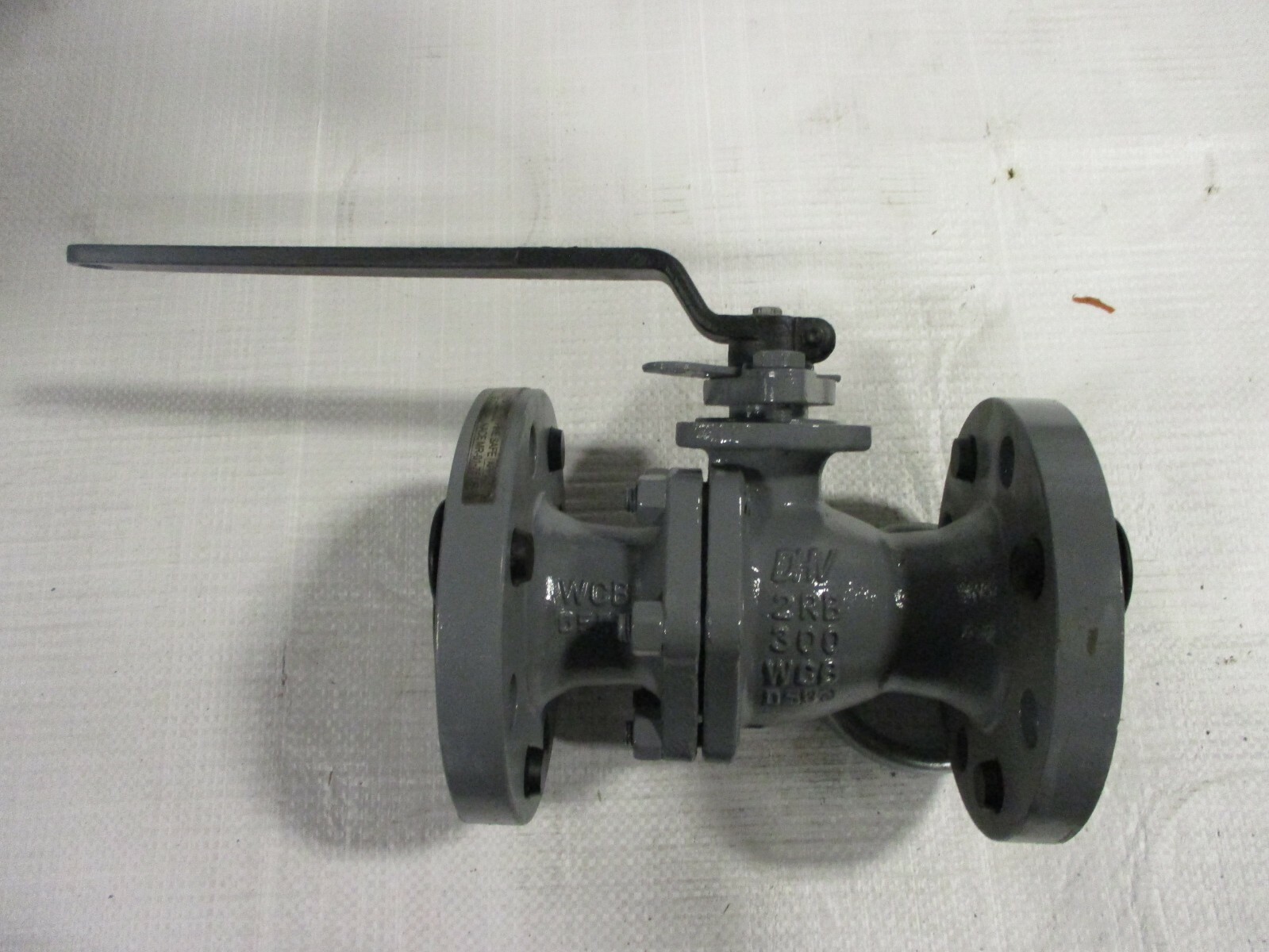 DHV Ball Valve 2" 300 RF Flanged Full Port Lever Operated CS x SS Fig ...