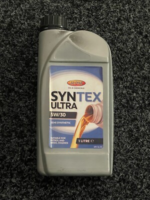 Syntex ultra 5w30 Semi Synthetic Engine Oil 1 Litre Suitable 4 Petrol ...