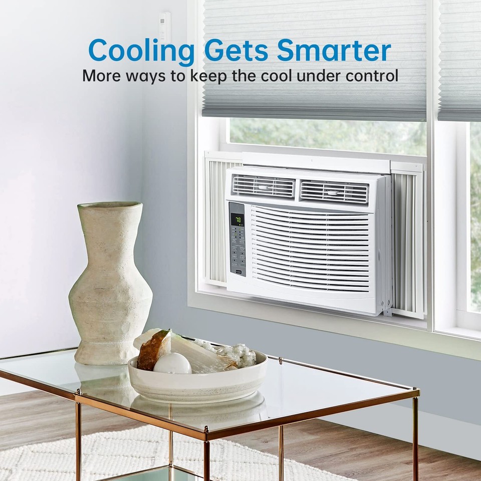 Air Conditioners Window Unit, 6000/8000/10000 BTU Smart Window AC Unit ...