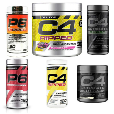 Cellucor P6 Red Original - P6 Ultimate Black - P6 Orange Ripped - P6 ...