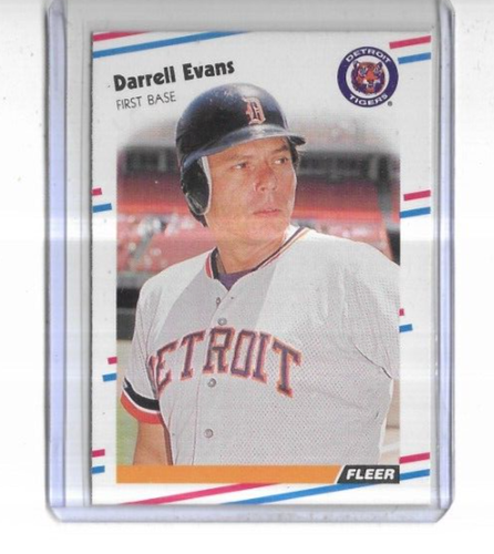 1988 Fleer #54 Darrell Evans Detroit Tigers | eBay