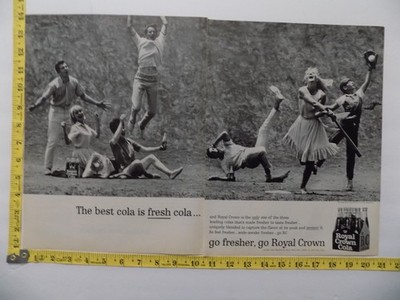 1964/1 BEST COLA IS FRESH COLA ROYAL CROWN 2 PAGE | eBay