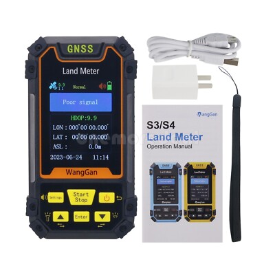 GNSS Land Meter GPS Land Meter+2.4" Color Screen to Measure Fixed Point ...