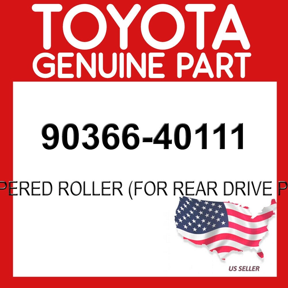 Toyota Genuine 90366-40111 Bearing Tapered Roller For Rear Drive Pinion ...