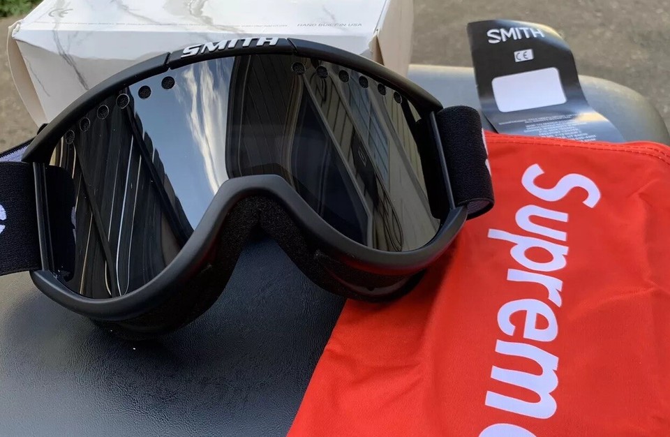 Supreme Smith Snowboard Goggle Ski Goggles Glasses Black FW15 Colorway ...