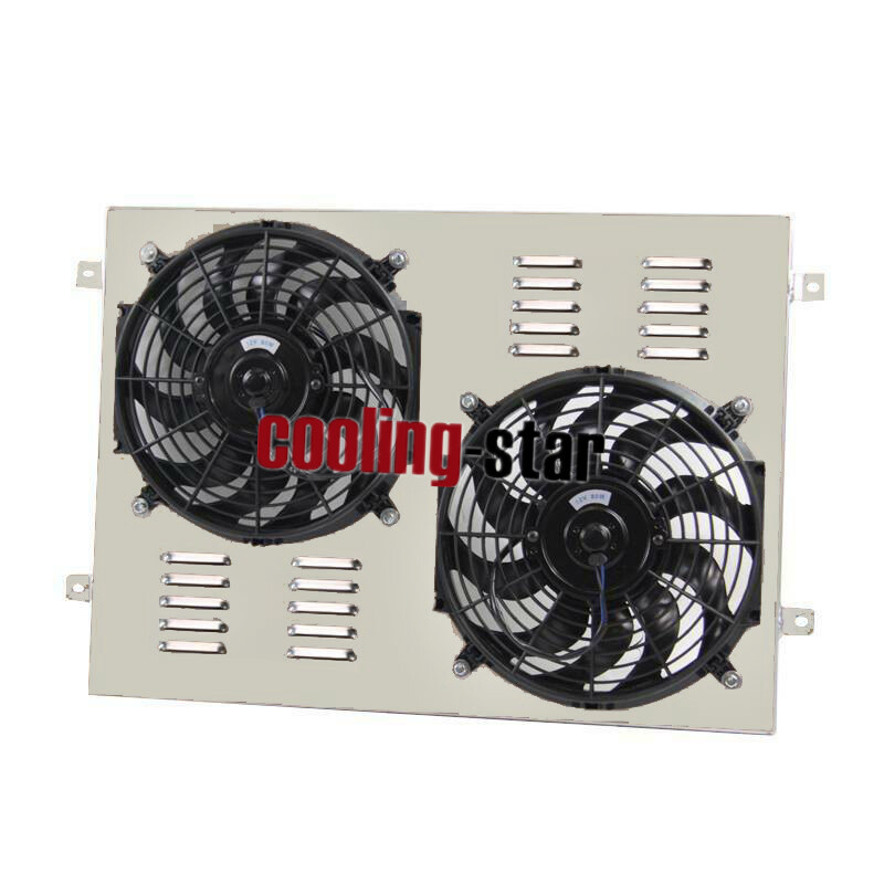 RADIATOR FAN SHROUD+RELAY For 1966-1979 Ford F100 F150 F250 F350 Series ...