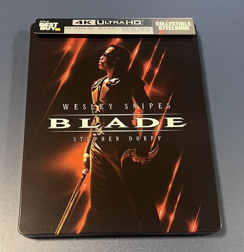 Blade (4K Ultra HD, Blu-ray) Collectible Steelbook Best Buy Exclusive ...