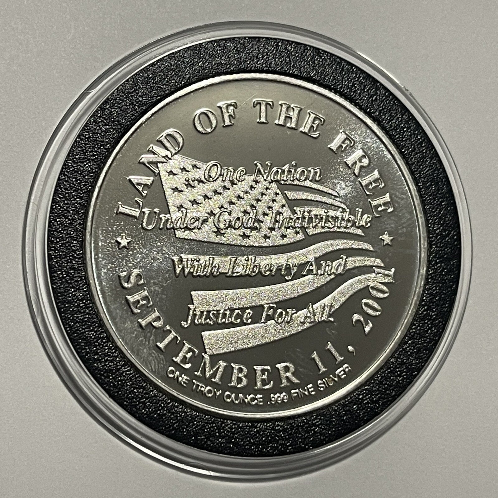 9-11 Twin Towers World Trade Center Coin 1 Troy Oz .999 Fine Silver ...