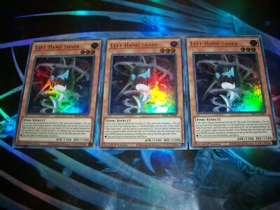 3x Left-Hand Shark 1st Edition Ultra Rare BROL-EN049 Yu-Gi-Oh! | eBay