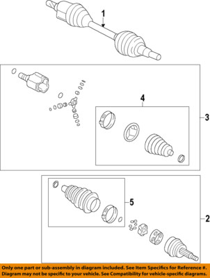 GM OEM-CV Constant Velocity Front Outer Boot 19210864 | eBay