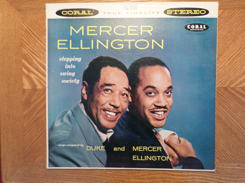 CORAL LP RECORD /MERCER ELLINGTON/DUKE ELLINGTON/STEPPING INTO SWING ...