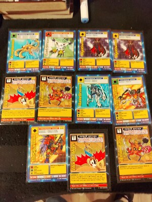 Digimon Cards Lof 57 1st Edition Cards Vintage 1999 Bandai | eBay