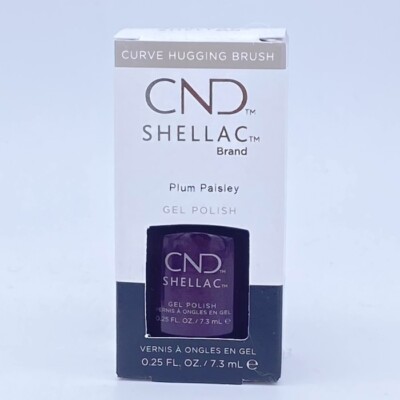 CND Shellac - Plum Paisley - 0.25oz / 7.3ml | eBay
