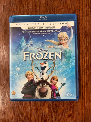 Frozen Disney Movie Blu-Ray + DVD 2-Disc Set - Collector's Edition ...