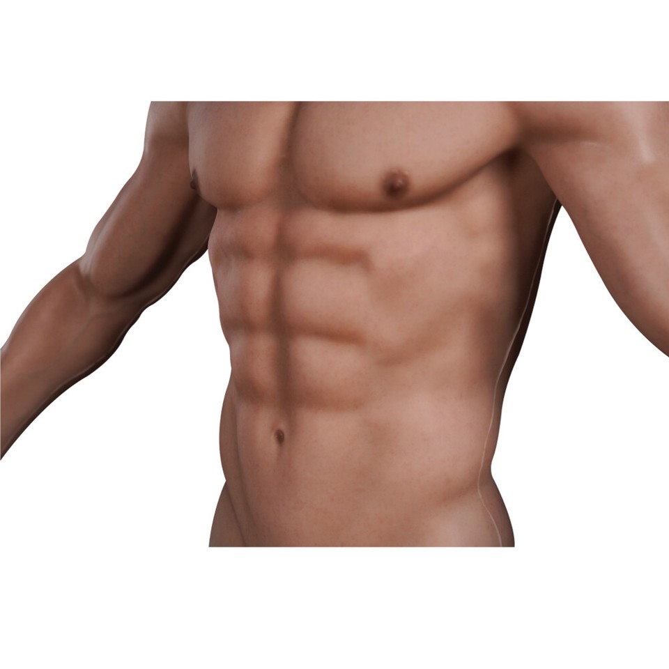 Dokier Silicone Muscle Chest Abdominal Arm Muscle Suit For Crossdresser ...