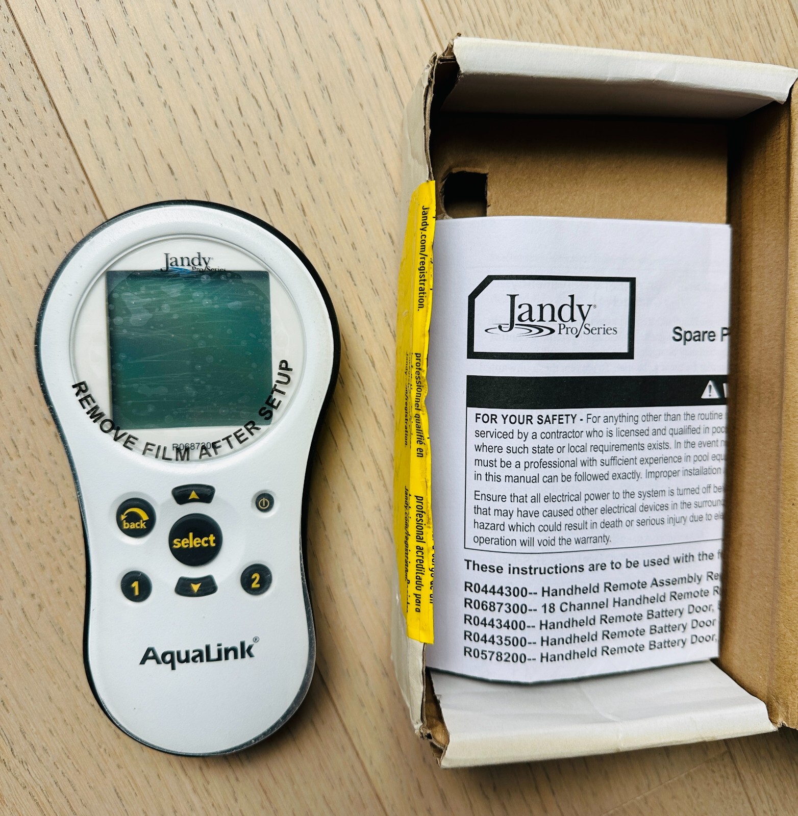 Jandy Pro Series R0687300 AquaLink Wireless Remote for sale online | eBay