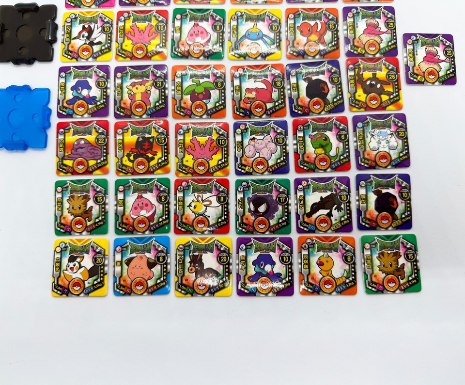 Vintage 1997 Korean NINTENDO POKEMON ddakji/Ttakji Pog PokeBall Back ...