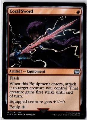Magic The Gathering #0134 - Coral Sword - Final Fantasy - FIN | eBay
