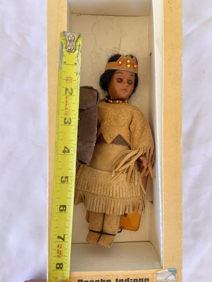 Vintage Native American Apache Indian Doll With Baby Handmade | eBay