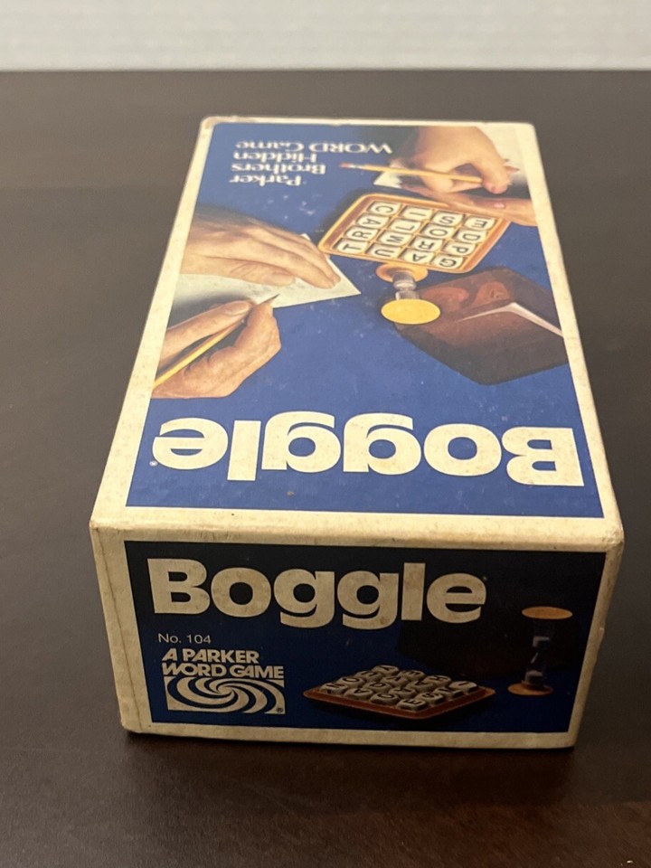 Vintage Boggle Game 1976 by Parker Brothers Hidden Word Dice Timer | eBay