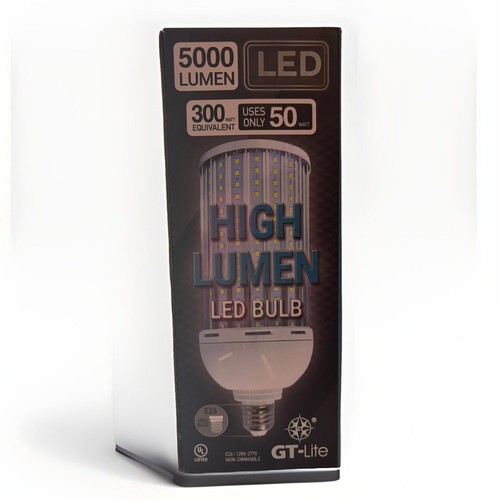 Gt-Lite LED High-Lumen Bulb, E26, 50-Watts, 5,000 Lumens 748252515414| eBay