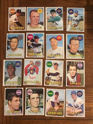 Sammy Ellis 1969 Topps Baseball Card (Sale Is For One Card In Title ...