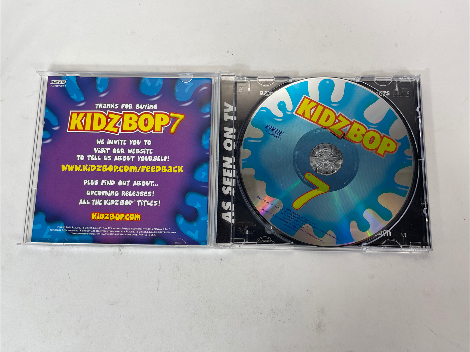 Kidz Bop 2 & Kidz Bop 7 Popular Music From 2002 & 2004 Made By Kidz Bop ...