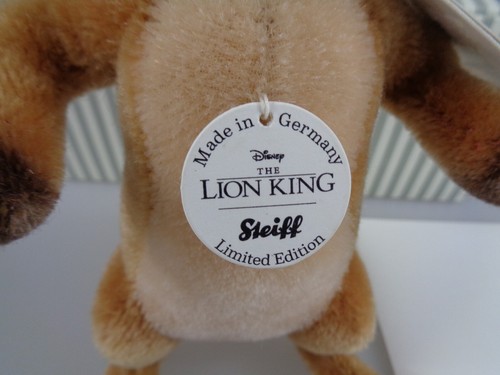 Steiff Erdmännchen Timon 355509 KFS 24cm limitierte Auflage (6299 ...