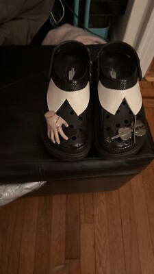 wednesday addams crocs | eBay