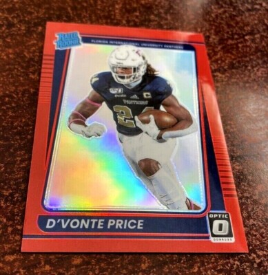2022 Chronicles D'Vonte Price OPTIC "RED" RATED ROOKIES #'d 112/149 FIU ...
