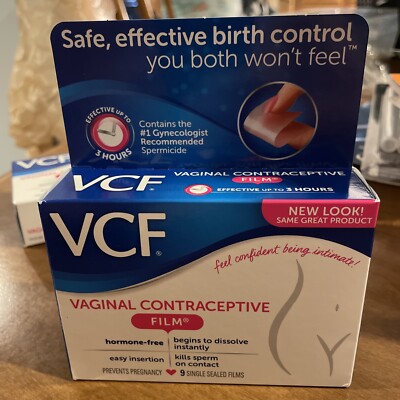 VCF Vaginal Contraceptive Film - 9 Ea, exp. 2026 | eBay