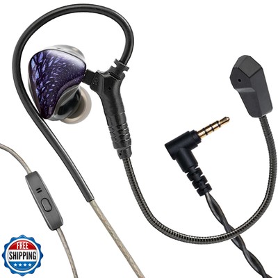 QOA Celest WyvernBlack Pro Gaming Earbuds Wired in-Ear Earphones with ...