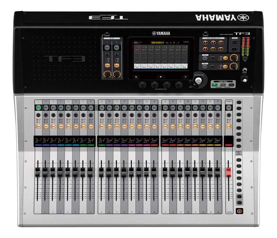 Yamaha TF3 Digital Mixing Console w/25 Motorized Faders 24 XLR-1/4 ...
