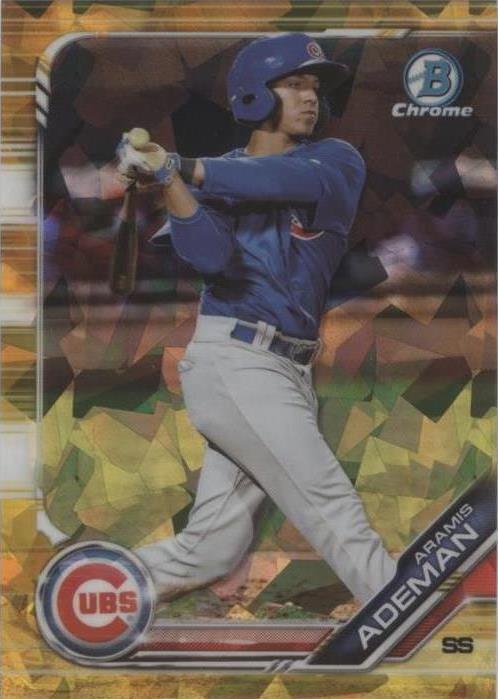2019 Bowman Chrome Draft Sapphire Edition - Aramis Ademan #BDC-124 Gold ...