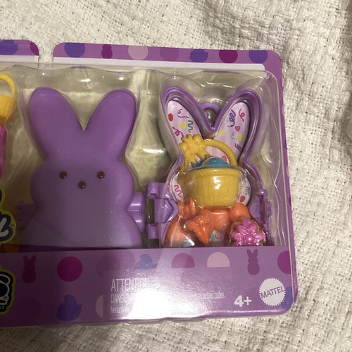 Polly Pocket Easter Peeps Micro Dolls Playset & Accessories Mattel New ...