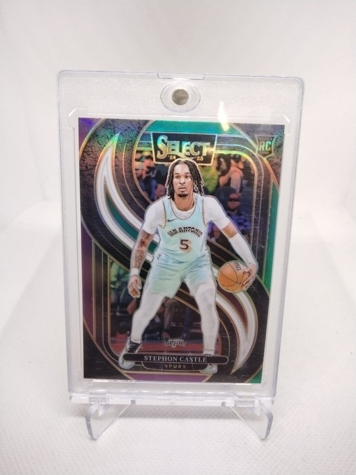 2024-25 Panini Select - Stephon Castle #175 Green White Purple Prizm ...