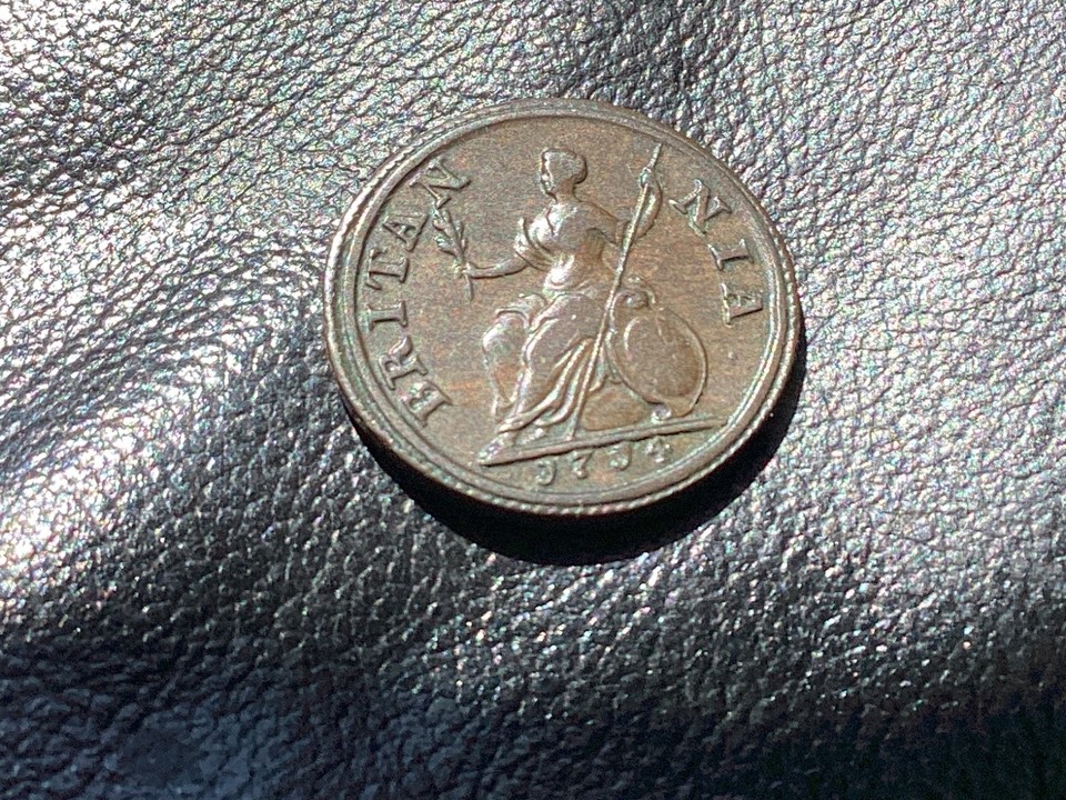 1714 ANNE Pattern Farthing | eBay UK