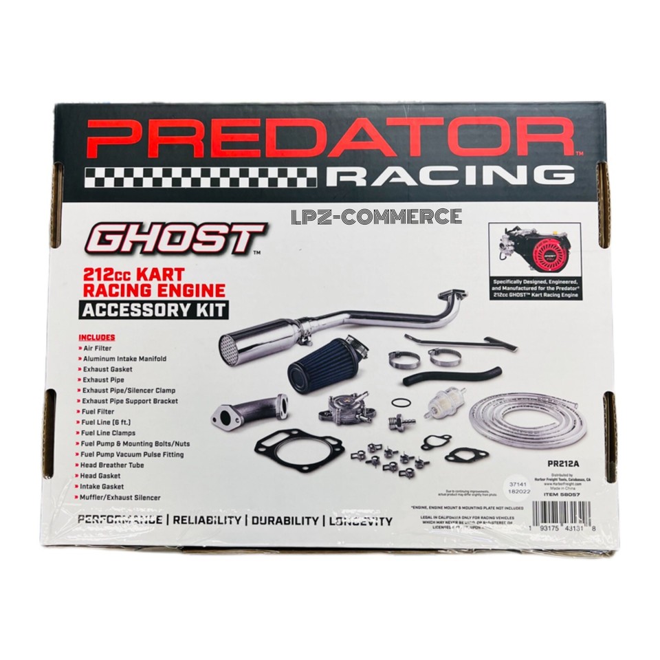 BRAND NEW Predator GHOST 212cc Kart Racing Engine Accessory Kit SALE ...